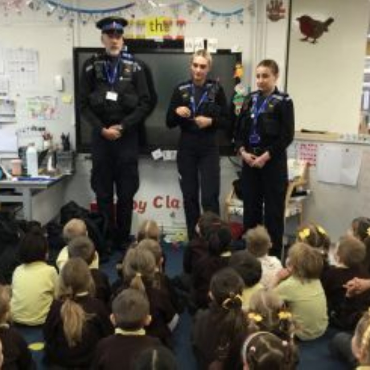 Crawley Ridge Infant School - Police and firefighter visit Reception ...