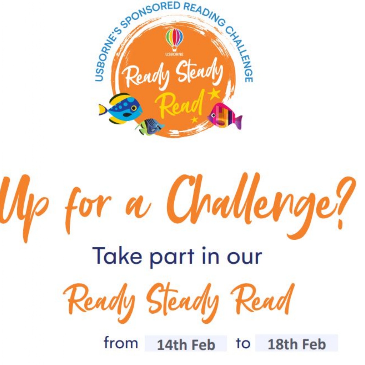 Crawley Ridge Infant School - Usborne Sponsored Read - February Half ...